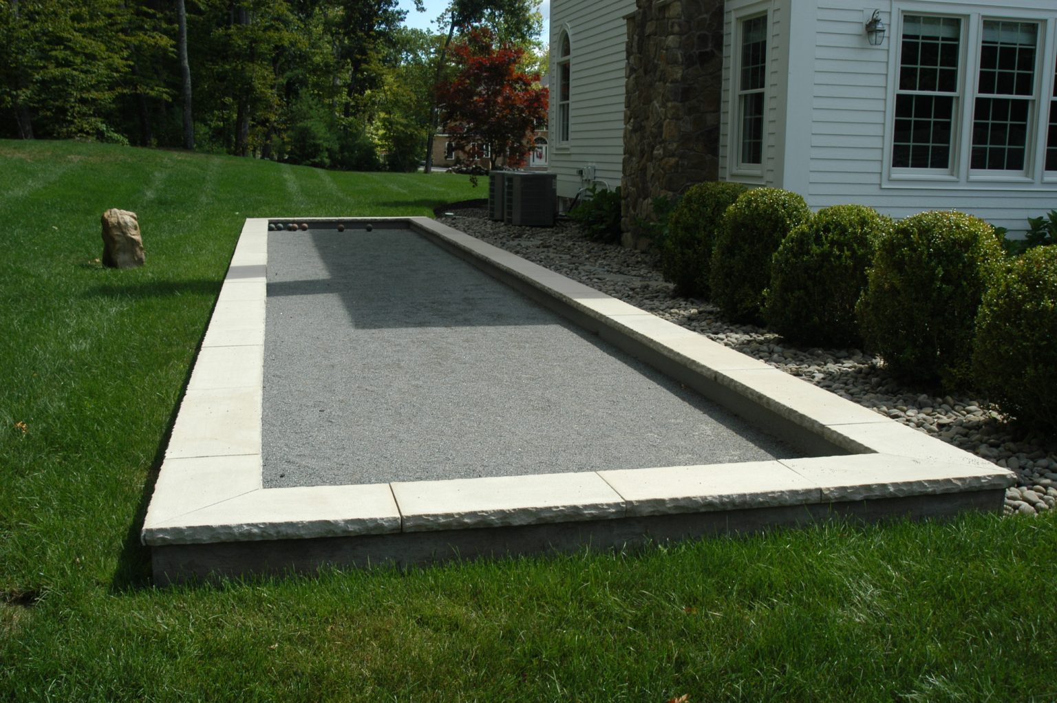Bocce Courts custom designed for your home and backyard